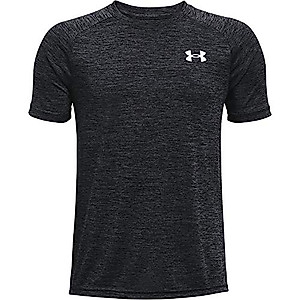 Under Armour Boys Tech 2.0 Short-Sleeve T-Shirt , Black (001)/White , Large