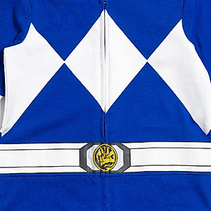 Power Rangers Blue Ranger Toddler Boys Zip Up Coverall 3T