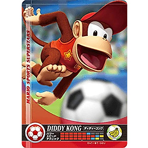 Nintendo Mario Sports Superstars Amiibo Card Soccer Diddy Kong for Nintendo Switch, Wii U, and 3DS