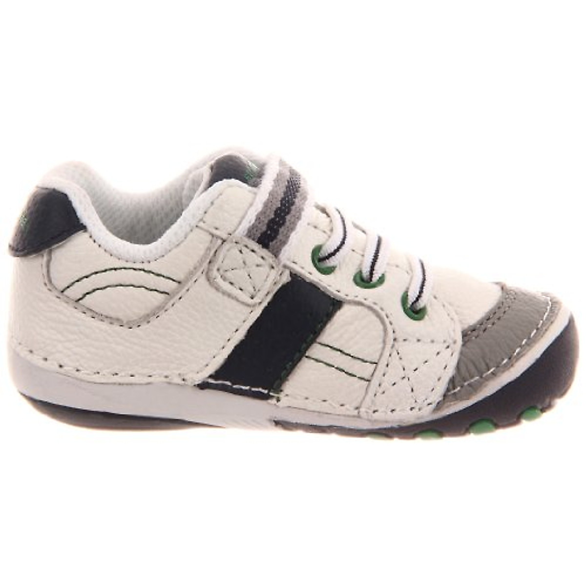 Stride Rite boys Srt Soft Motion Artie Athletic Sneaker, White/Navy, 3.5 Infant US