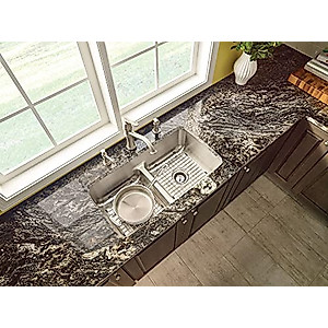 Moen 7245SRS Belfield One Handle High Arc Kitchen Faucet, Spot Resist Stainless, Side Spray, Ergonomic Head Angle, Flexible Installation, Optional Deckplate Included