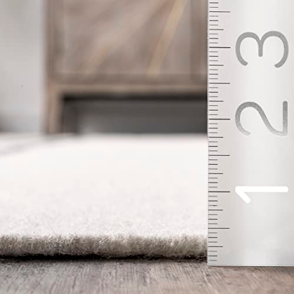 nuLOOM Stacia Stripes Wool Flatweave Area Rug, 10' x 14', Ivory