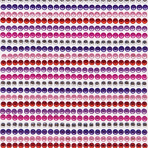 Baker Ross AT369 Red, Pinks & Purple Self-Adhesive Gems - Pack of 900, Assorted Jewel Sticker Craft Embellishments for Kids Arts and Crafts Decorating