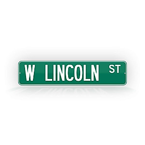Customized Green Road Sign Personalized Novelty Street Sign