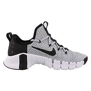 Nike Free Metcon 3 Unisex Shoes Size 9.5, Color: Wolf Grey/Black/White