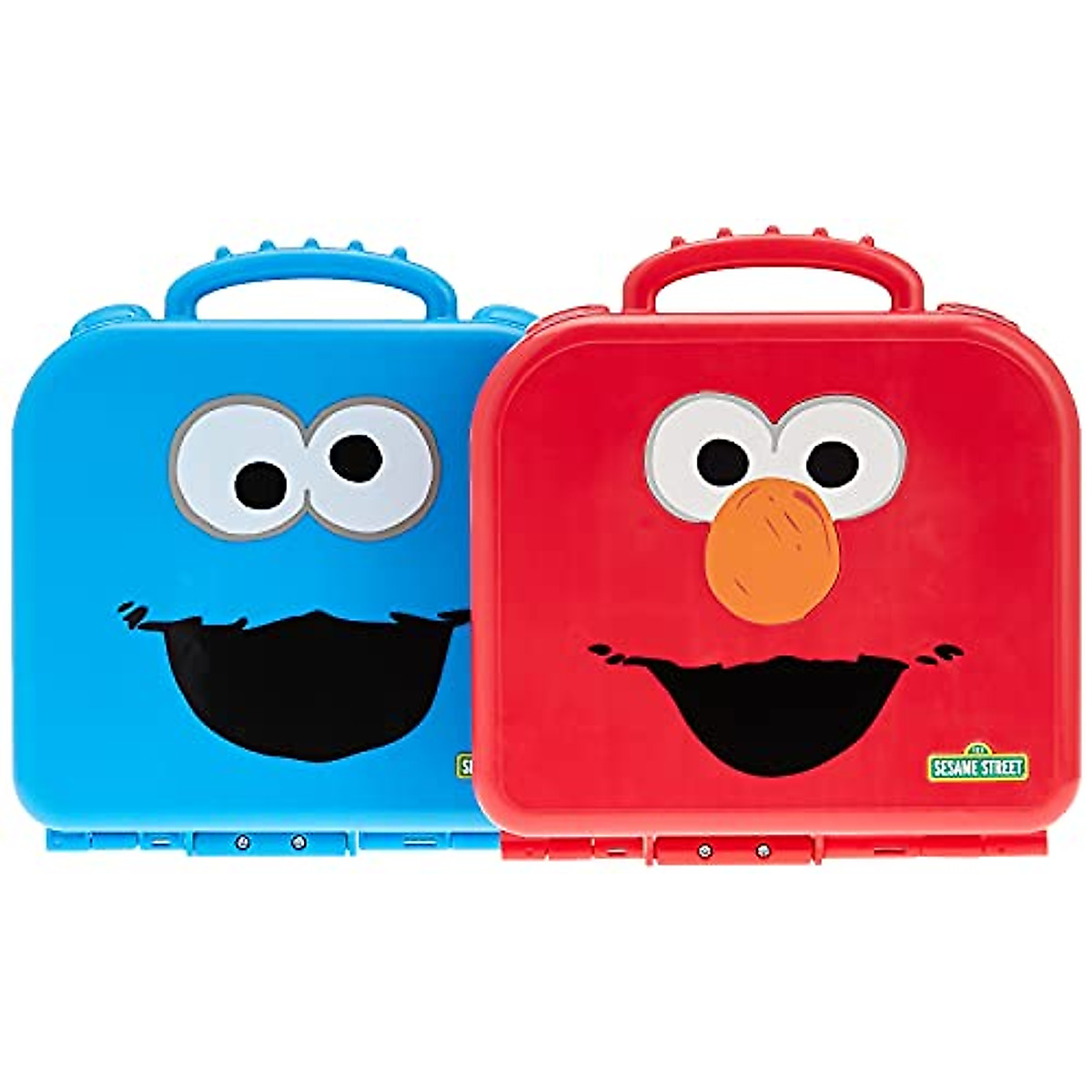 Sesame Street On The Go Letters & Numbers with Elmo & Cookie Monster, 2 Take Along Cases, Learning Toy For Toddlers, Kids Ages 2 Years Old & Up