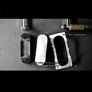 NOAHWOOD Fingerboards 8.0 Deck(Yellow-Black) 100mm X 33mm Deck