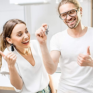 Hotop Sweet Guardian Angel Keychain New Driver Key Ring Gift Never Drive Faster Than Your Angel Can Fly Keychain Charm for Women Girls