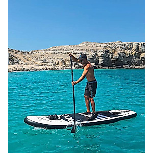 Roc Inflatable Stand Up Paddle Boards with Premium SUP Paddle Board Accessories, Wide Stable Design, Non-Slip Comfort Deck for Youth & Adults