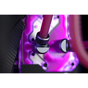 EKWB EK-Torque 90 Degree Angled Rotary Fitting, Satin Titanium