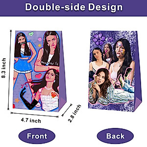 Vibbint 12pcs Olivia Party Favor Gift Bags, Olivia Birthday Party Supplies for Rodrigo Party Decorations