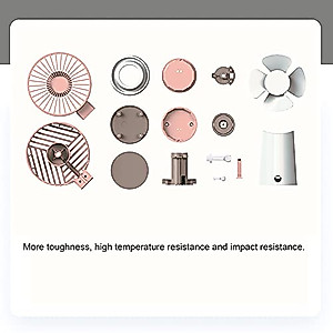 plplaaoo Magnetic Suction Hand Held Fan, Personal Cooling Fan, 90 Degree Shaking Small Desktop Fan, Adjustable USB Charging Electric Fan with Battery, Handheld Fan for Dormitory Office Home