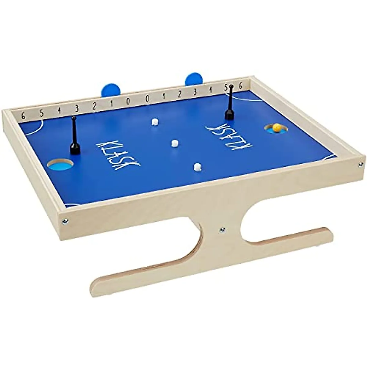 KLASK: The Magnetic Award-Winning Party Game of Skill - for Kids and Adults of All Ages That’s Half Foosball, Half Air Hockey