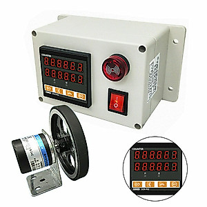 Digital Pulse Length Meter Rotary Encoder Distance Meter Counter Mounting Bracket Counter Tool Kit 300ppr