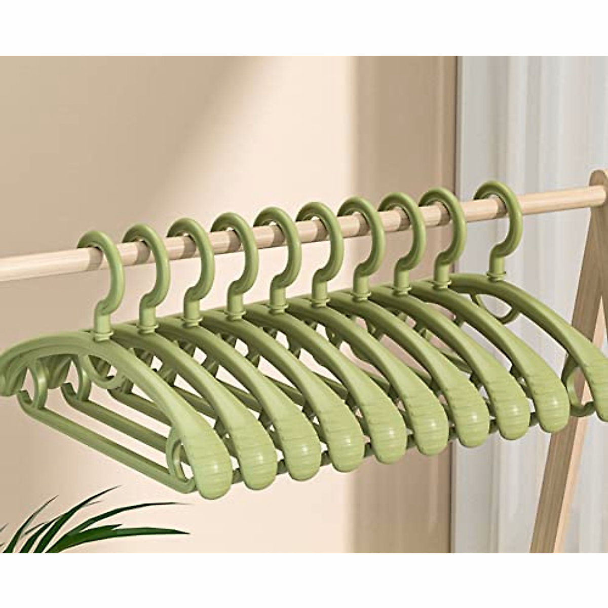 10 Clothes Hanger Multi-Functional Wide Shoulder Non-Slip Drying Rack Clothes Clothes Hanger Clothes Hanger Plastic Rack Clothes Hanger