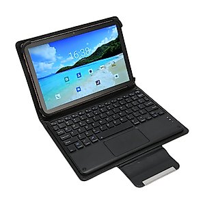 Honio 10.1 Inch FHD Tablet, 4G LTE Octacore CPU 128GB Expandable Keyboard 2 in 1 for Entertainment (US Plug)