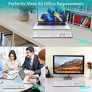 Acebaff Keyboard for Mac,Compatible Apple Keyboard with Large Keys,Full Size Computer Keyboards with 20 Multimedia Shortcut Keys, USB A/USB C Wired Keyboard for Apple Mac Pro/Mini,MacBook Pro/Air,iMac
