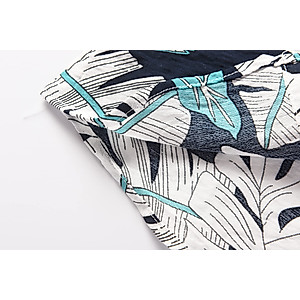 MOYFAZA Boys Button Down Shirts Boys Hawaiian Short Sleeve Shirt Tops Size 1 2 3 4 5 6 7 8 9 10 Years… Black