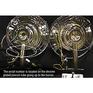 8,000-30,000 BTU Double Tank top Heater, Portable Outdoor Propane Heater