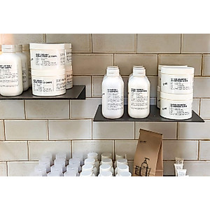 DIY CARTEL Made in USA Linear Floating Shelf - Forged Raw Steel - Industrial Heavy Duty Metal Wall Mounted Modern Rustic Farmhouse Designed Shelf (12-inch X 8-inch)