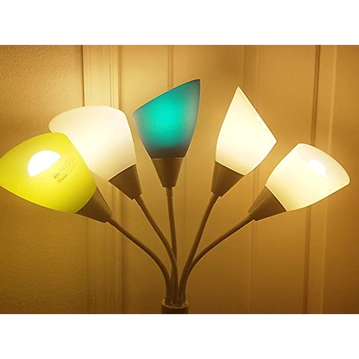 2-Pack 4-1/2" Quaray T50 Plastic Lamp Shade for Torchiere Floor Lamp