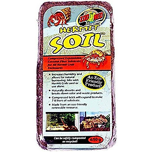 Zoo Med Hermit Soil Coconut Fiber Brick 650g