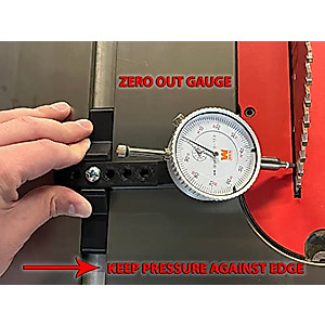 Table Saw Alignment Gauge Without Dial Indicator - Calibrate and Align Your Blade & Fence - Eliminate Burn Marks and Reduce Kickback!