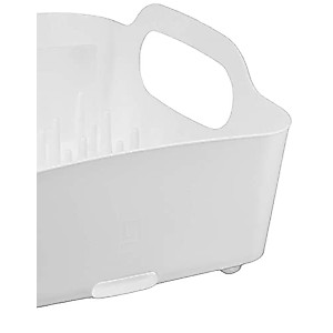 tub dish rack white