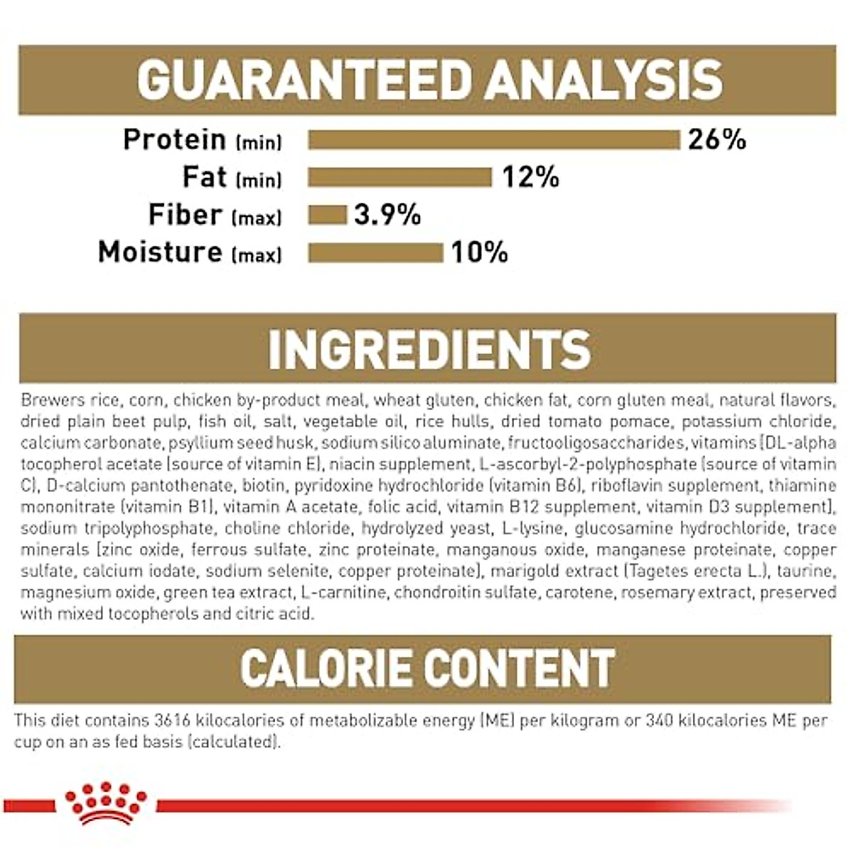 Royal Canin Breed Health Nutrition Dachshund Teckel 8+ Adult Dry Dog Food, 3 lb bag