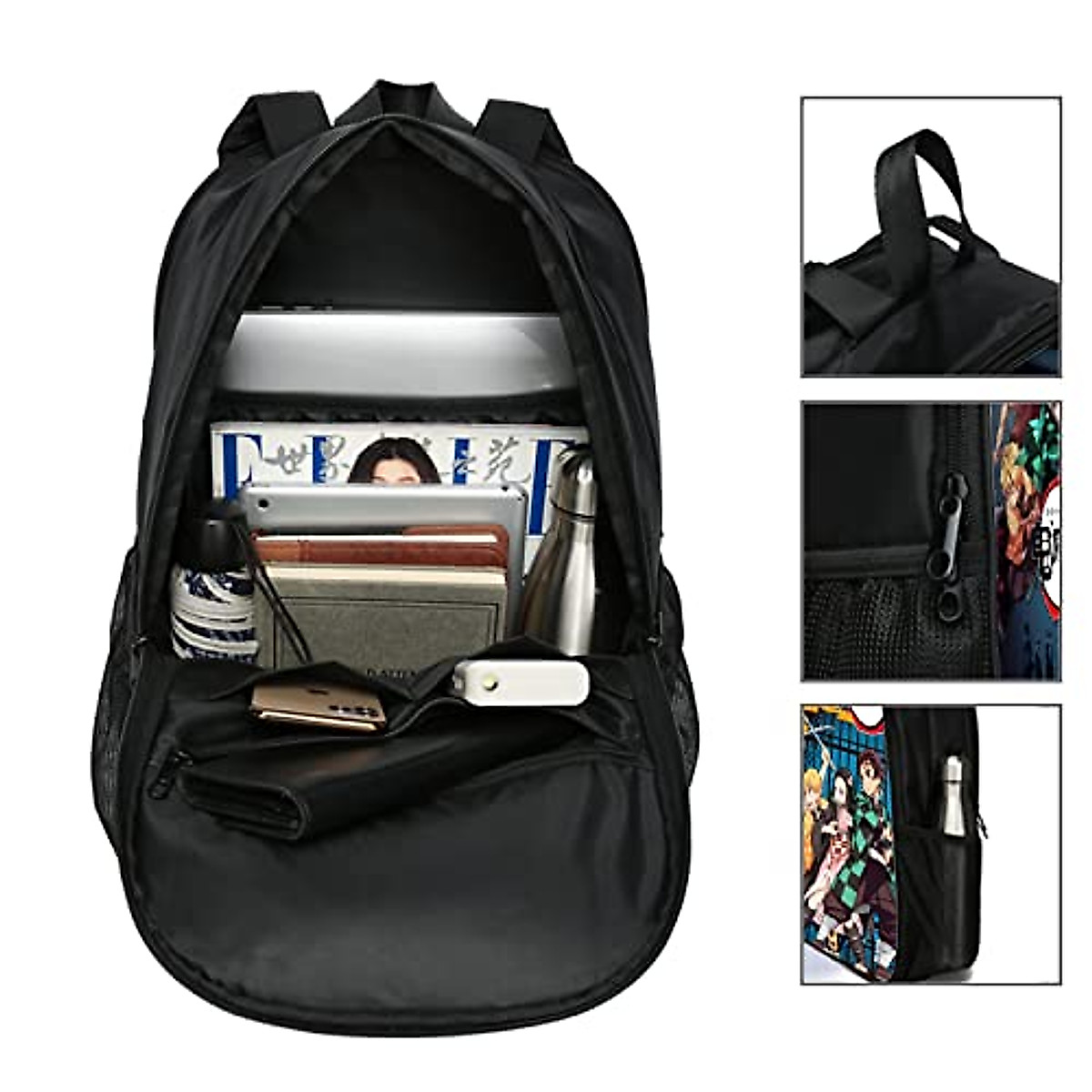 Anime Backpack 3D Print Teens Bags Fashion Laptop Bagpack for Boys and Girls Daypack