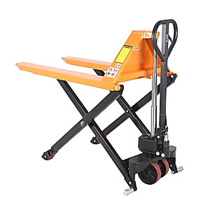 APOLLOLIFT Scissor Pallet Trucks, Manual Pallet Jack, 2200lbs Capacity Pallet Lift, 45" Lx21 W Fork,31.5'' Raised Height, Suitable for Euro Pallets