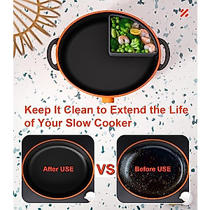 Silicone Slow Cooker Liners for Effortless, Flavorful Delights, BPA-Free, Dishwasher-Safe, Reusable Kitchen Must-Have