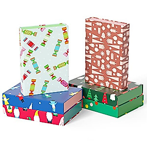 Christmas Gift Box 14" X 9.5" X 2.3" with Magnetic Closure, Perfect Design for Gift Wrapping, Christmas, Thanksgiving, Father'S Day, Mother'S Day Gift Boxes and Ideal for All Kinds Of Holiday Gifts
