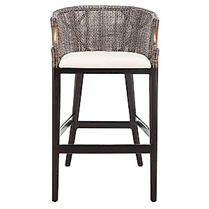 Safavieh Home Collection Brando Brown 28-inch Bar Stool