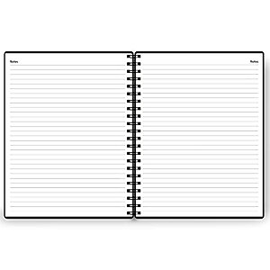 Undated Daily Planner - Undated Planner with Hourly Schedules, Action Items and Follow-up, A4 Daily Organizer Notebook to Increase Productivity, Appointment Book for Time Management, 8.5 × 11 Inch