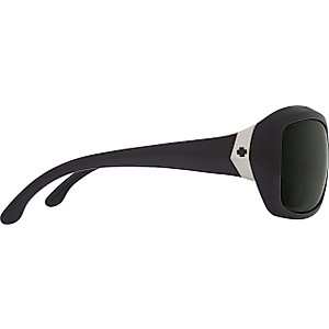 Spy Optic Farrah Sunglasses,Black/Happy Gray/Green Polar,62 mm