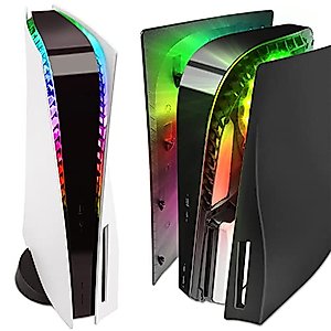 NICEMOVIC LED Light for PS5 Console, Playstation 5 LED Lights DIY Decoration Accessories, Game Sound/Music Sync, RGB 8 Colors 400 Lights Effects with USB/APP Control and 40Key IR Remote