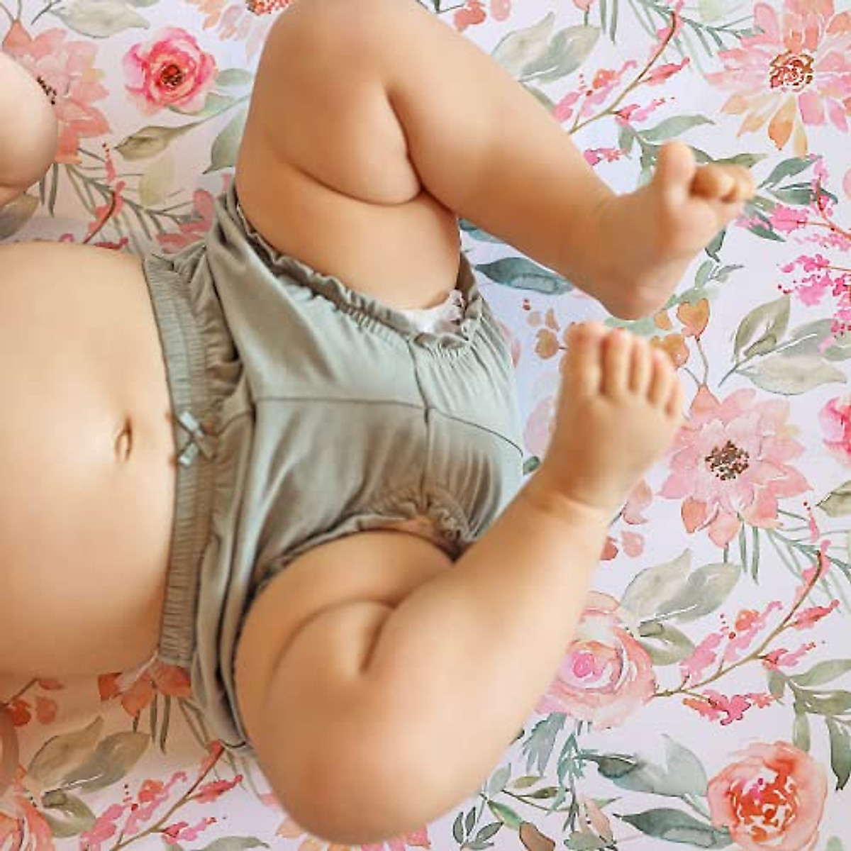 Crib Sheets for Girls – Luxuriously Soft Cotton Blend Crib Sheet for Girl Crib Sheet Mattress & Toddler Sheet by Max&So