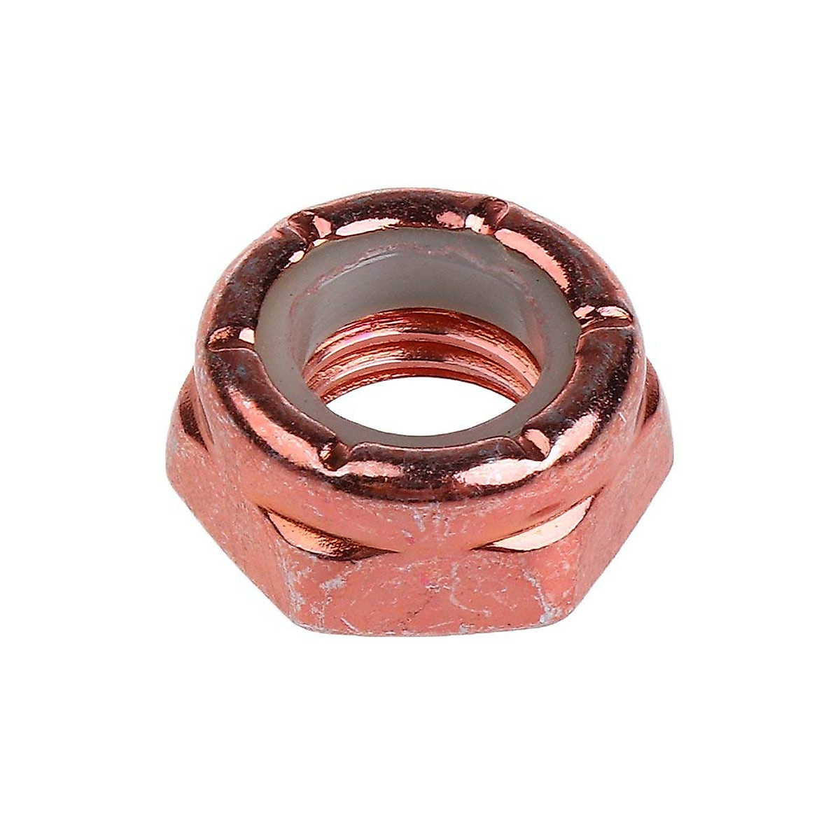 Inzopo 8pcs Skateboard Truck Wheel Axle Screw Nuts Longboard Hardware Accessories for Men Women Outdoor Skateboarding Chocolate