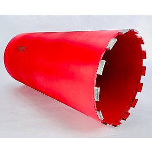 8" Inch Diamond WET Core Drill Bit 1-1/4” Threaded by BLUEROCK Tools for Concrete Rebar Asphalt Brick Rock Masonry Hole Barrel Coring