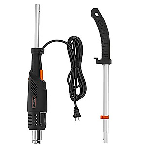 GARDSURE Weed Burner, Powerful 1800W Electric Weed Burner with 700°C Temperature, 2 Nozzles and 3M Cable - Efficient and Environmentally Friendly Solution for Weed Removal, BBQ and More