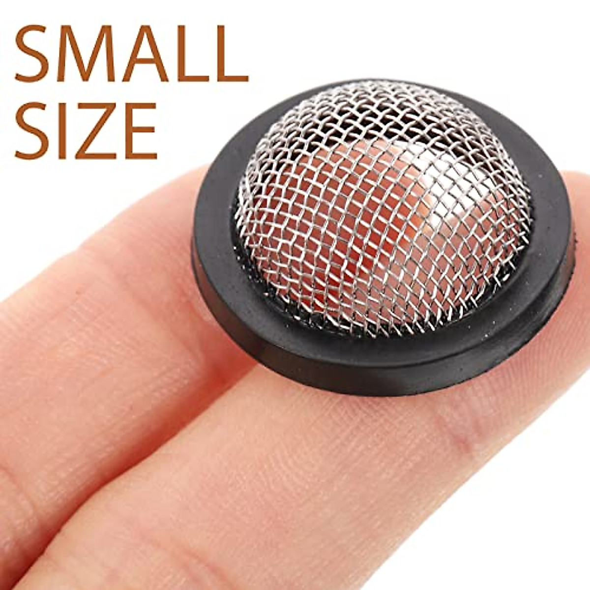 GANAZONO 30pcs Stainless Steel Screen Hose Washers Filter Pressure Shower Head Washer Gasket Inlet Hose Screen Washer Repair Kit for Washing Machine Garden Hose Connector