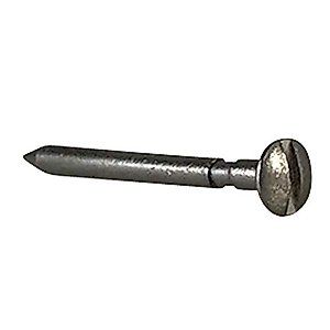 Pre Bent 1.5 Degree Steering Axle with Easy Turn Screw Driver Slot – Machined Nickel Plated, Graphite-Coated for derby cars (1 - one axle)