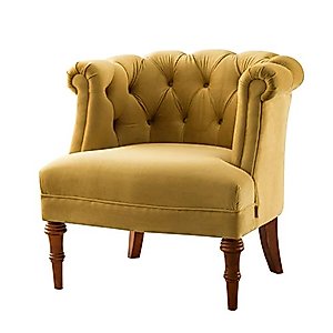 Jennifer Taylor Katherine Tufted Accent Chair, Large, Gold