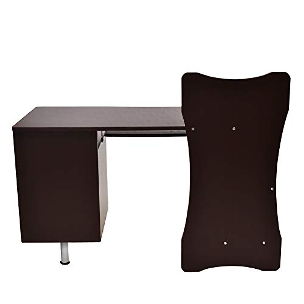 Techni Mobili RTA-325-CH36 Stylish Computer Desk with Storage, Chocolate, 22.25" D x 51.25" W x 39.5" H