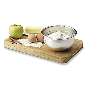 Cuisinart CTG-00-SMB Stainless Steel Mixing Bowls with Lids, 3 Piece, 5 quartz