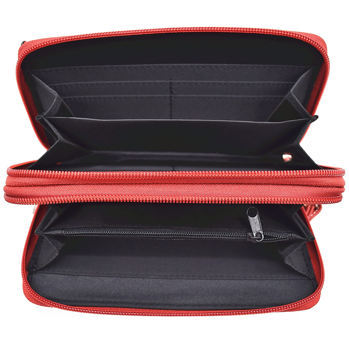 American Flag USA Stars and Stripes Patriotic Leather Purse Women Rhinestone Country Handbag Wallet Set Red White and Blue (#1 Red Set)