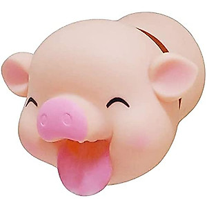 Odowalker Cartoon Pig Head Faucet Extender Washbasin Bath Spout Cover Cute Animal Faucet Cover Bath Fun
