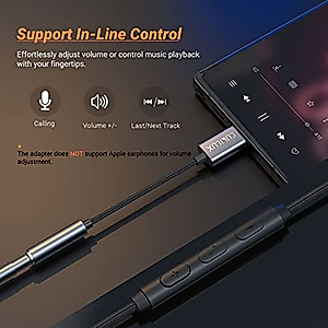 Cubilux USB C Headphone Adapter [96KHz/24bit DAC] Compatible with New USB C iPad 10, iPad Pro 11”/12.9”, iPad Air 5/4 iPad Mini 6 Gen, Type C to 3.5mm Audio Dongle
