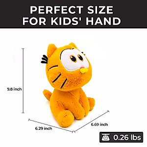 Adenzai 2024 Garfield Cat Plush Toy, Soft and Cuddly Stuffed Animal Pillow, Ideal Christmas and Birthday Gift for Kids
